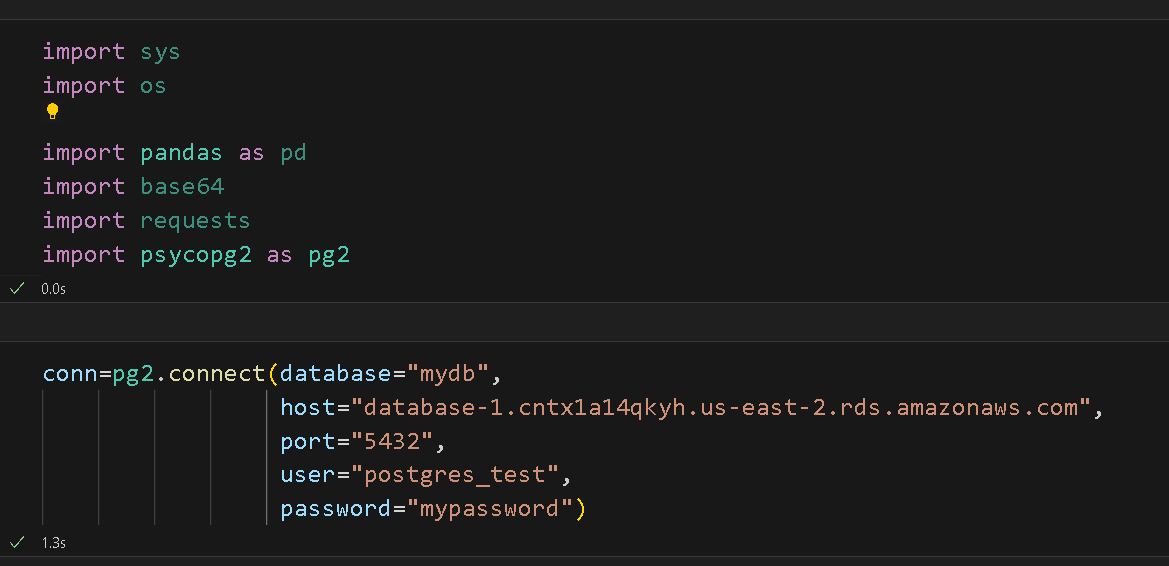 RDS 생성 및 RPython 연동 | 공부 연습장